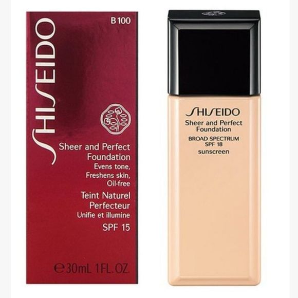 Shiseido | Makeup | Shiseido Sheer And Perfect Foundation In Deep Ivory | Poshmark